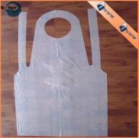 China Disposable Poly Aprons on Roll or Flat Pack Light Weight Sleeveless PE Aprons for sale