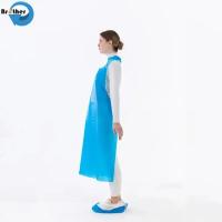 China PE Apron with Custom Logo Waterproof Cooking Aprons for Restaurant Use for sale