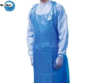China Biodegradable Compostable Apron, Disposable Medical Plastic Apron for sale