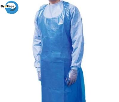 China Biodegradable Compostable Apron, Disposable Medical Plastic Apron for sale