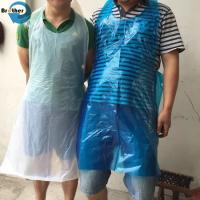 China PE Apron with Custom Logo Waterproof Cooking Aprons for Restaurant Use for sale