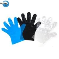 China Disposable PVC Gloves for Ladies Handmade PE Material for Household Use Wholesale Disposable Hand Gloves for sale