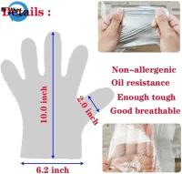China Wholesale Food Grade HDPE Plastic PE Glove Household Kitchen Disposable Gloves for sale