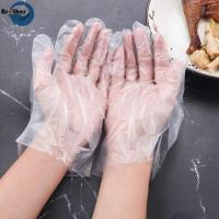 China High Quality Disposable Plastic LDPE/HDPE/CPE/TPE Gloves Comfortable Fit 200 PCS Per Pack PE Material Clear Customized Package for sale