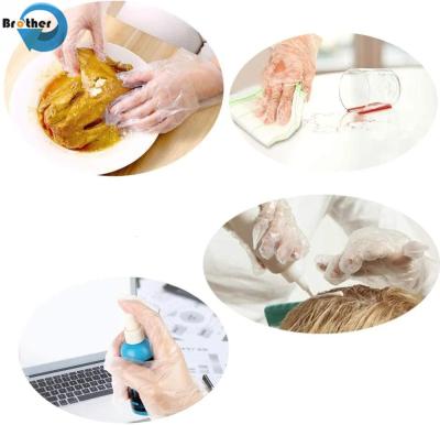 China Hygienic Food-Grade Disposable PE Gloves Waterproof Safe for Food Preparation & Cleaning Boxed Packaging & Printing Product for sale
