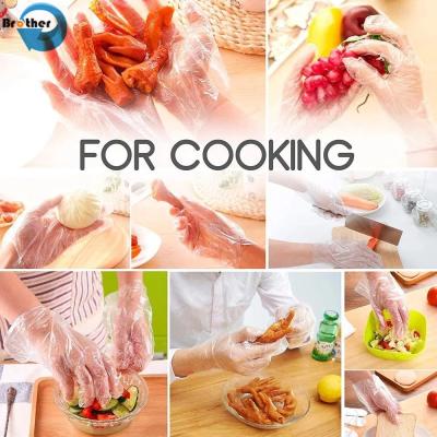 China Clear Plastic Gloves, Cryo Protective Gloves, Disposable Food Prep Gloves, Gloves Poly, Production of Gloves for sale