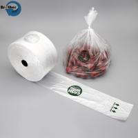 China Supermarket Customize Plastic HDPE Produce Bag Roll for sale