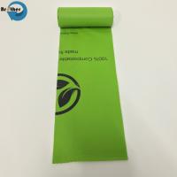 China Plastic Produce Roll Bag in Roll for Food Supermarket with Logo Label for sale