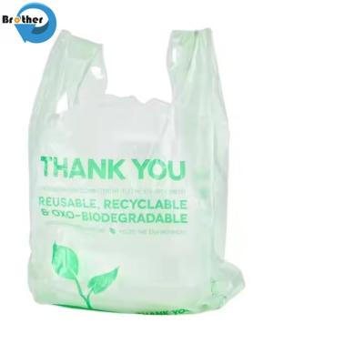 China Charity Bags Durable Large Size Plastic T-Shirt Lightweight Strong Outer Pocket for Charity Donation Packaging for sale