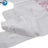 China Charity Bags Durable Large Size Plastic T-Shirt Lightweight Strong Outer Pocket for Charity Donation Packaging for sale