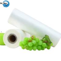 China Custom Food Packaging Plastic Produce T Shirt Bags on Roll for sale