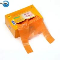 China Disposable HDPE/HDPE+Epi/Biodegradable Compostable Diaper T-Shirt Handle Nappy Bags for sale