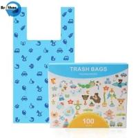 China Disposable HDPE/HDPE+Epi/Biodegradable Compostable Diaper T-Shirt Handle Nappy Bags for sale