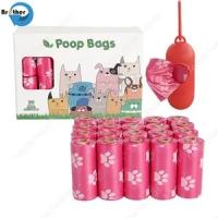 China Compostable Disposable Pet Waste Bag Dog Poop Bag with Private Label for sale