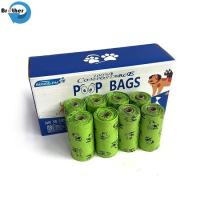 China Biodegradable Eco-Friendly Disposable Dog Pet Poop Waste Bags: Hot Selling & High Quality with Hanging Head or Dispenser for sale