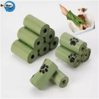 China Custom Orders Accepted T-Shirt Dog Poop Bags Compostable Garbage Bag Biodegradable Dog Waste Bag for sale