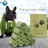 China Compostable Pet Poop Bags for Sustainable Pet Cleanup Outdoors Pet Garbage Bag for sale