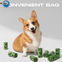 China Compostable Pet Poop Bags for Sustainable Pet Cleanup Outdoors Pet Garbage Bag for sale