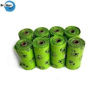 China Hot Selling Eco-Friendly Disposable Biodegradable Dog Poop Bags Strong & Leakproof PE Waste Bags for Pet Owners for sale