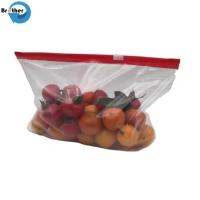 China Clear Poly Ziplock Baggies for Freshness - Resealable Custom Zipper Bags for Food Storage Sandwich Bag with Zipper for sale