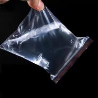 China Customizable Clear Reclosable Zip Lock Storage Bag Heat-Sealed Plastic Bag for Packaging for Food Storage Available in Big Size for sale