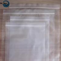 China OEM Logo Transparent Big Size Plastic Snack Food Packaging PE Zipper Bag for sale