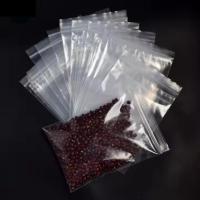 China OEM Logo Transparent Big Size Plastic Snack Food Packaging PE Zipper Bag for sale