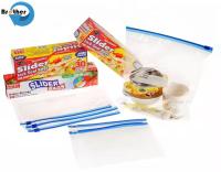 China Clear Poly Ziplock Baggies for Freshness - Resealable Custom Zipper Bags for Food Storage Sandwich Bag with Zipper for sale
