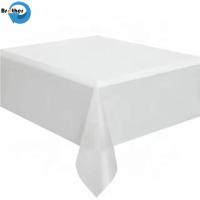 China Disposable PE Plastic Table Cover for Table Protection: Durable, Waterproof, Easy-Clean Table Cover for Dining, Kitchen and Outdoor for sale