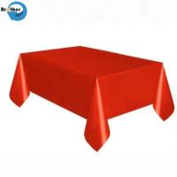 China Eco-Friendly Disposable Plastic Table Clothes: Waterproof, Oil-Proof, for Parties, Events & Home Use Table Covers for sale