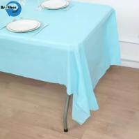 China Disposable PE Plastic Table Cover for Table Protection: Durable, Waterproof, Easy-Clean Table Cover for Dining, Kitchen and Outdoor for sale