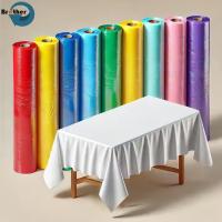 China Custom Printed Disposable Plastic Tablecloths: PE Material, Perfect for Events, Pack of 20, Eco-Friendly, Easy-Clean for sale