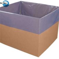 China Waterproof Disposable PE Square Bottom Carton Box Liner Bag for sale