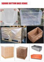 China Custom Waterproof Heavy Duty Transparent Plastic Pallet Covers Bag for sale