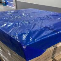 China Custom Waterproof Heavy Duty Transparent Plastic Pallet Covers Bag Wrapping Top Pallet Cover for sale