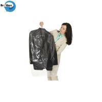 China Disposable Garment Cover Bag Clear Standard Dry Cleaner Bag on Roll Printed with Safety Warning Word for sale