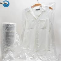 China Commercial Clear Poly Hotel Laundry Bag on Roll Suit Garment Packaging Dry Cleaning Cover Plastic Polythene Bag for Clothes for sale