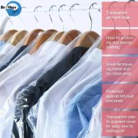 China Garment Packaging Bag Cover Dry Clean Poly Garment Bag Rolls for sale