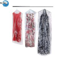 China Disposable Clear Garment Bags for Dress Dust Cover for sale