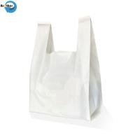 China Bpi ASTM D6400 Ok Compost Home Certified Shopping T-Shirt Bags/Biodegradable Grocery Bags for sale