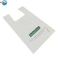 China Bpi ASTM D6400 Ok Compost Home Certified Shopping T-Shirt Bags/Biodegradable Grocery Bags for sale