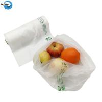 China Eco Friendly Compostable Biodegradable Corn Starch /Pbat/PLA T-Shirt Shopping/Packing Bags Plastic Shopping Bag Ok Compostable for sale