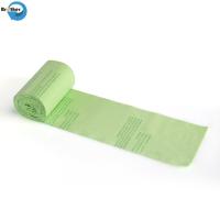 China 100%Biodegradable Compostable Garbage Bags Trash Bags with Bpi Certificate Cornstarch Pbat PLA for sale
