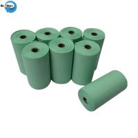 China Plastic Free Extra Thick Eco Friendly Leakproof Compostable Dog Poo Bags on Roll for sale