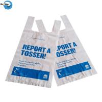 China Eco Friendly 100% Biodegradable Plastic Shopping Corn Starch Compostable Bags with En13432/ASTM-D6400 Standard Pbat/PLA TUV Ok for sale