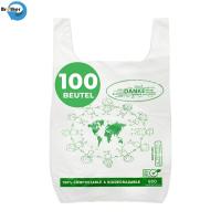 China Compostable Biodegradable Certified Green Gog Poop Bag, 15bags Per Roll, 8rolls Per Box for sale