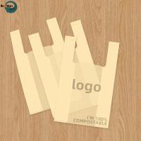 China Eco Friendly Compostable Biodegradable Corn Starch /Pbat/PLA T-Shirt Shopping/Packing Bags Plastic Shopping Bag Ok Compostable for sale