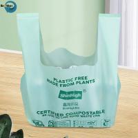 China Biodegradable/Compostabe Vest Shopping Bag/Trush Bags/Mailing Bags/Flat Bags/Zip-Lock Bags/Clothes Bags/Garbage Bags En 13432 Standard with TUV for sale