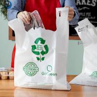 China Certified 100%Friendly Corn Starch Compostable Biodegradable Pet Dog Poop Waste Trash Bag with Own Brand for sale