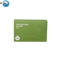 China Transparent Biodegradable Disposable Gloves Middle Size 100pcs/Box for Parties for sale